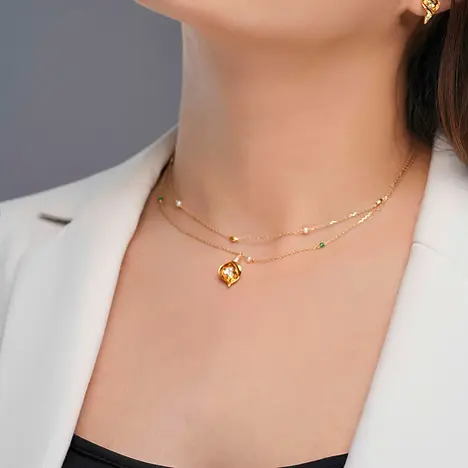 Lily Duo Custom 2-Tier Necklace | Layla Jewels